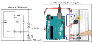 Chapter 5: Add two more buttons and adjust the code – Arduino to Go