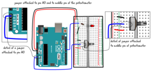 Chapter 6: Potentiometer circuit step by step – Arduino to Go